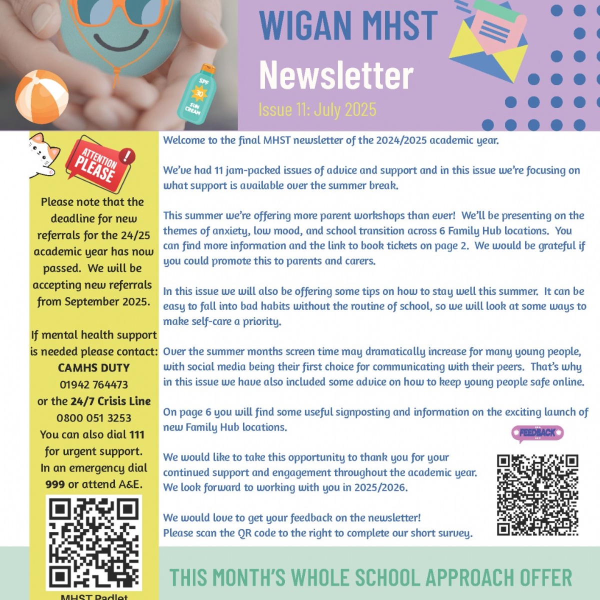 Lowton Church of England High School - MHST Newsletter Issue 11 July 2025